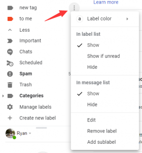 Gmail 创建标签整理、过滤邮件 - Ryan-ZOE